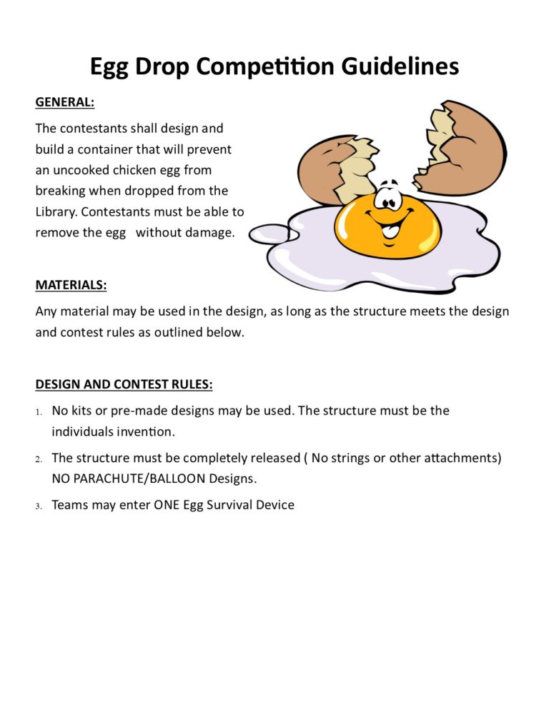 Egg Drop Contest 2 – Cimarron City Library