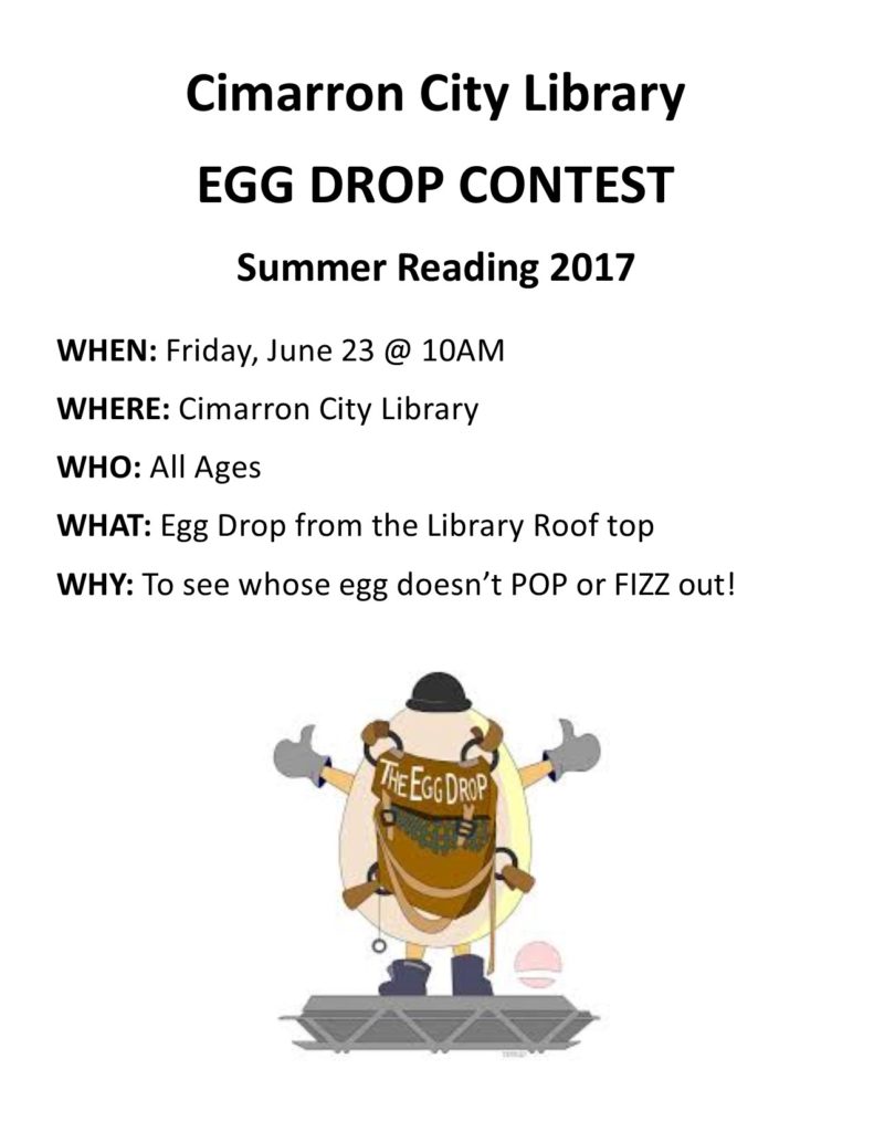 Egg Drop Contest – Cimarron City Library