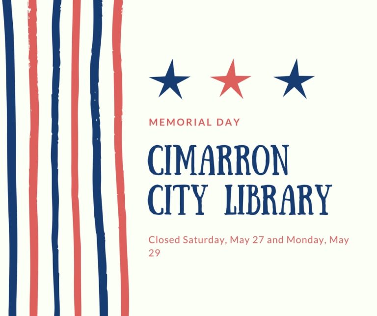 Memorial Day – Cimarron City Library